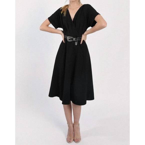 Molly Bracken | Dresses | New Molly Bracken Retro Midi Dress In Black ...